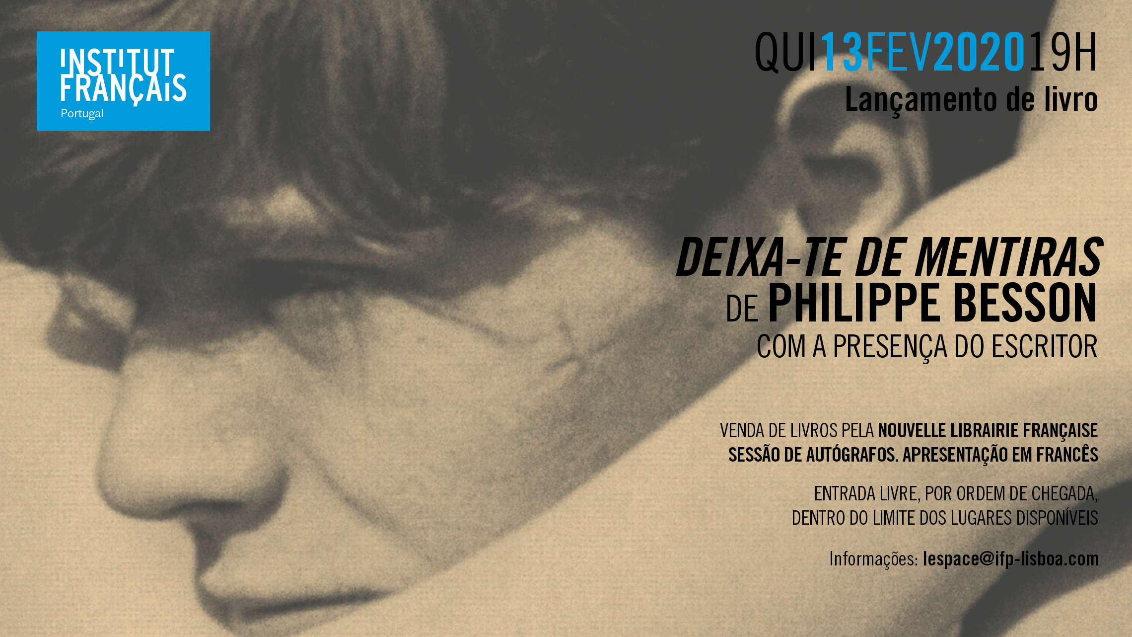 Apresentação do livro "Arrête avec tes mensonges" de Philippe Besson ...